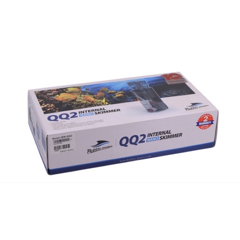 โปรตีนสกิมเมอร์ Skimmer bubble-magus QQ2 ทำน้ำได้ 100ลิตร เหมาะสำหรับตู้เล็กหรือตู้นาโน พร้อม ...