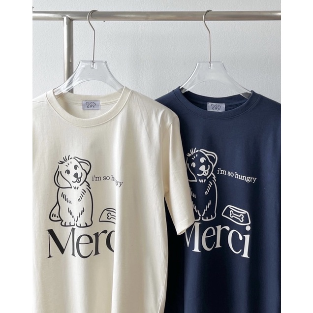 Merci dog T-shirt ลายน้องหมา - bibeba.shirtshop - ThaiPick