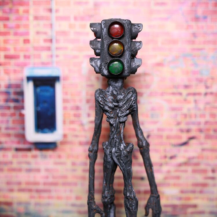 【พิเศษ】รูปต้นฉบับ SCP มูลนิธิไซเรนหัวโคมไฟถนนหัวนกหวีดผู้ชาย SCP-6789 ...