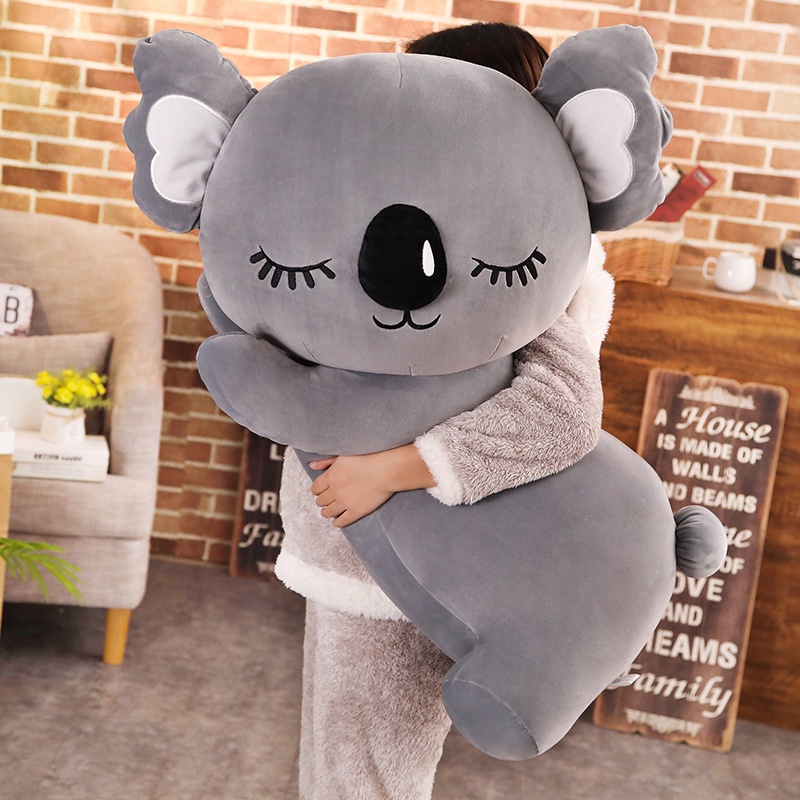 New Simulation Koala Plush Toy Soft Cartoon Animal Koala Kawaii Stuffed ...