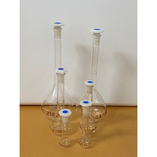 Volumetric Flask ขวดวัดปริมาตร 5ml,10ml,25ml,50ml,100ml 200ml 250ml ...