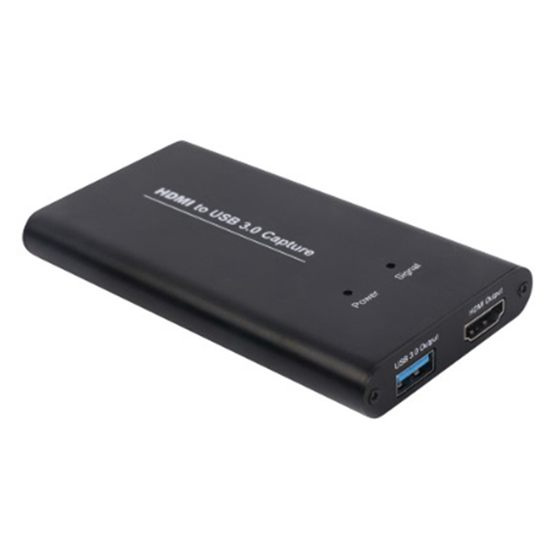 USB 3.0 HDMI 1080 P Video Capture Box 5 Port bbber HDMI to USB สีดำ ...