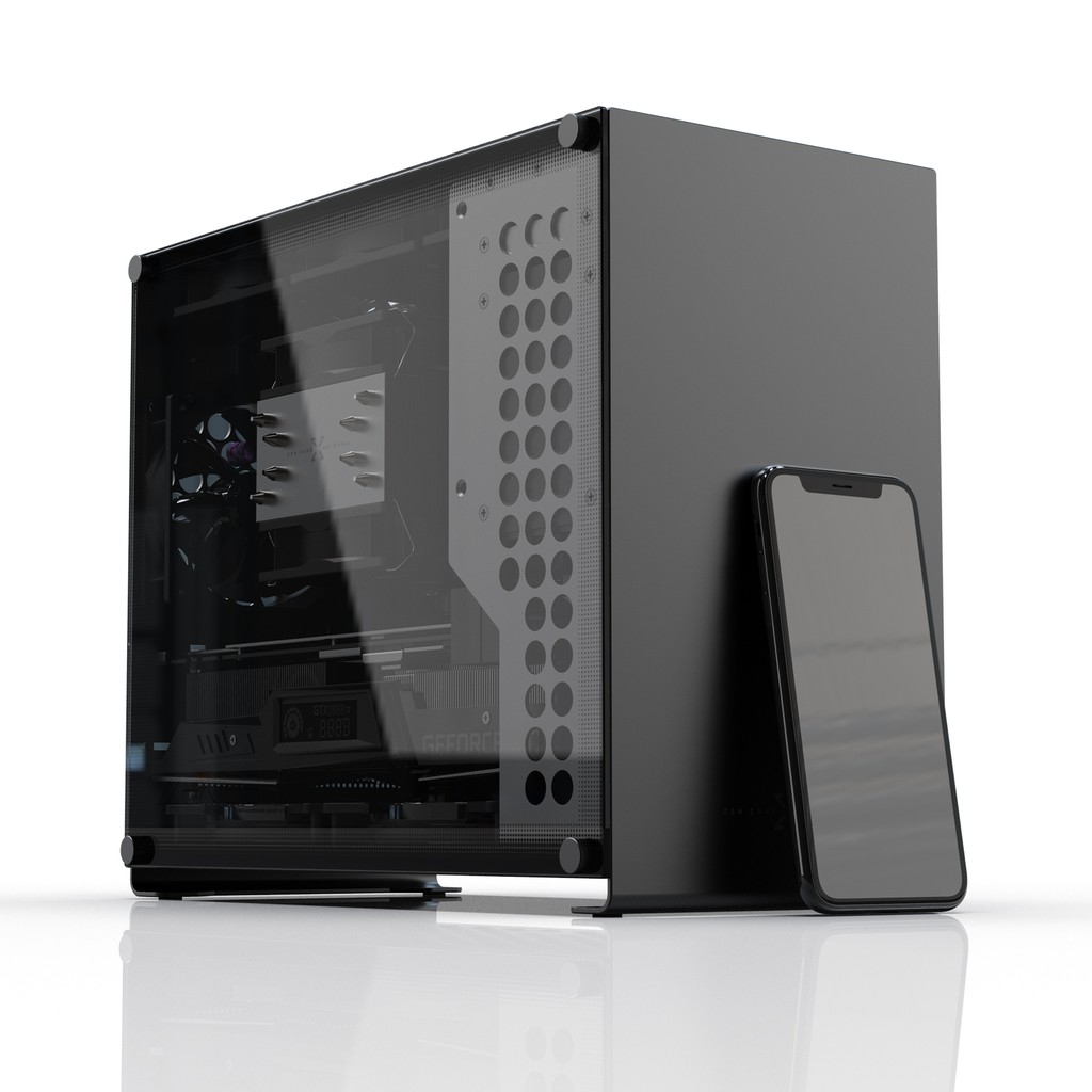 ZZAW B3 MATX เคสคอมพิวเตอร์ตั้งโต๊ะ PC Mini 2022 อลูมิเนียมอัลลอยด์ แช ...