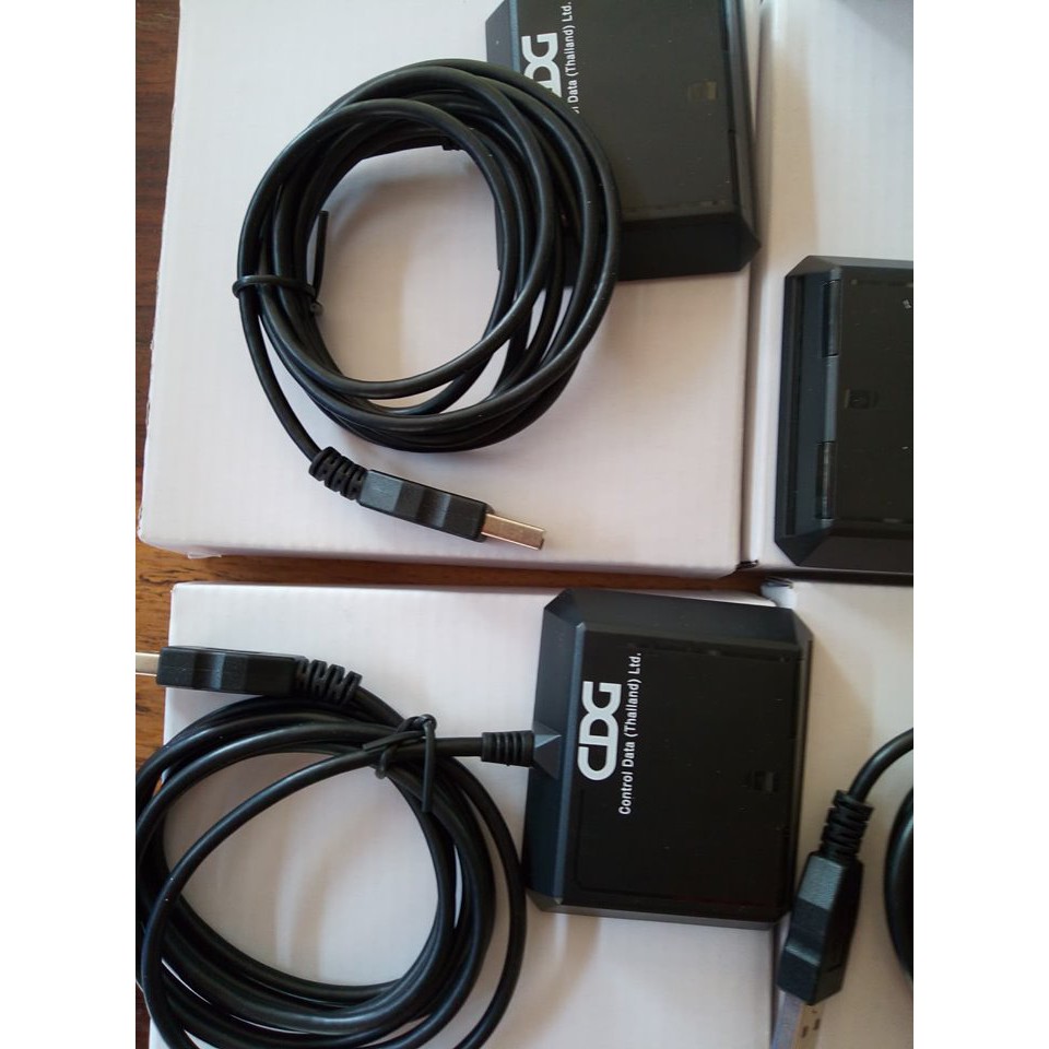 เครื่องอ่านบัตรประชาชน Smart Card Reader รุ่น CDG Feitian SCR301 ...