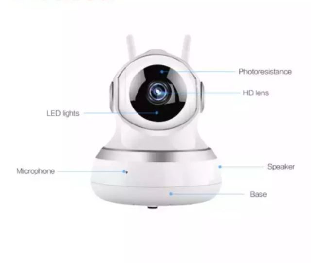 กล้องวงจรปิด New arrived IoT 2MP Wifi wireless indoor smart home camera ...
