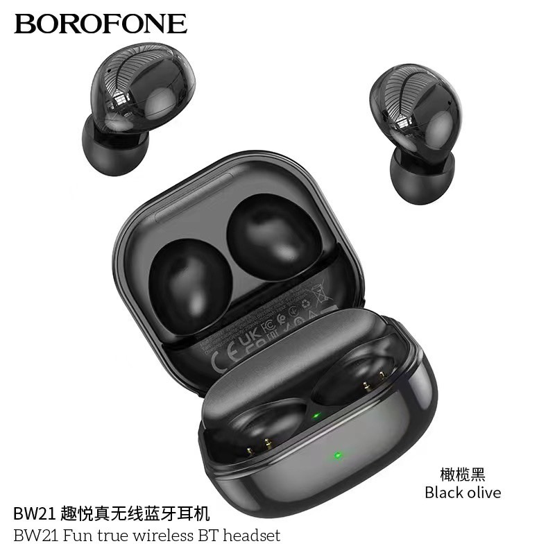 SY BOROFONE BW21 TWS หูฟังหูฟังไร้สายชุดหูฟังบลูทูธ BT 5.3 BOROFONE ...