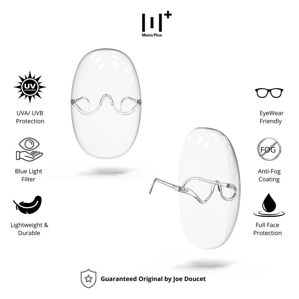 COD VUE shield เฟสชิว หน้ากากใสคลุมหน้า ช่วยป้องกันละอองฝอย Face shield ...