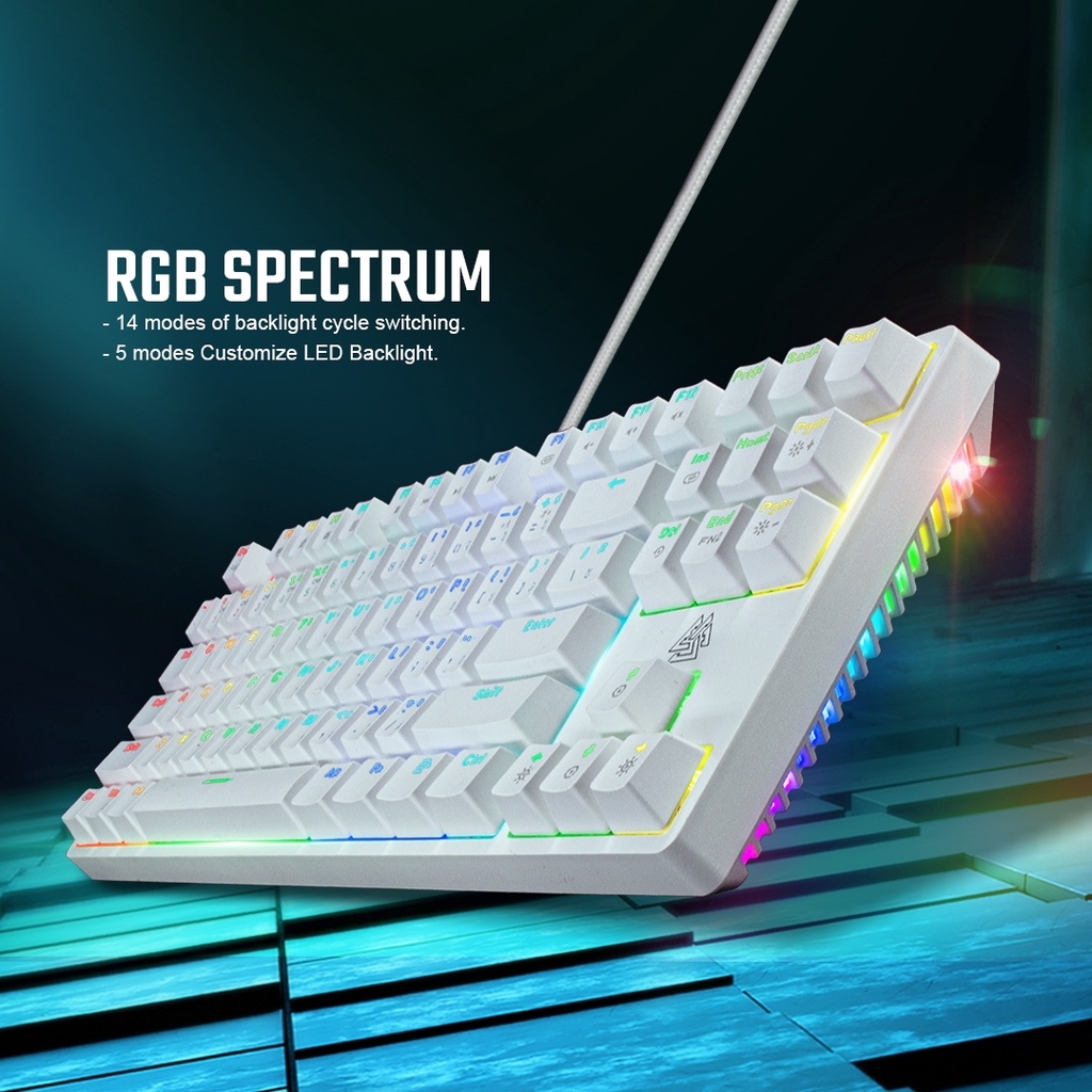 EGA Type-K7 Mechanical Gaming Keyboard TKL 80 คีย์บอร์ดเล่นเกมส์ ...