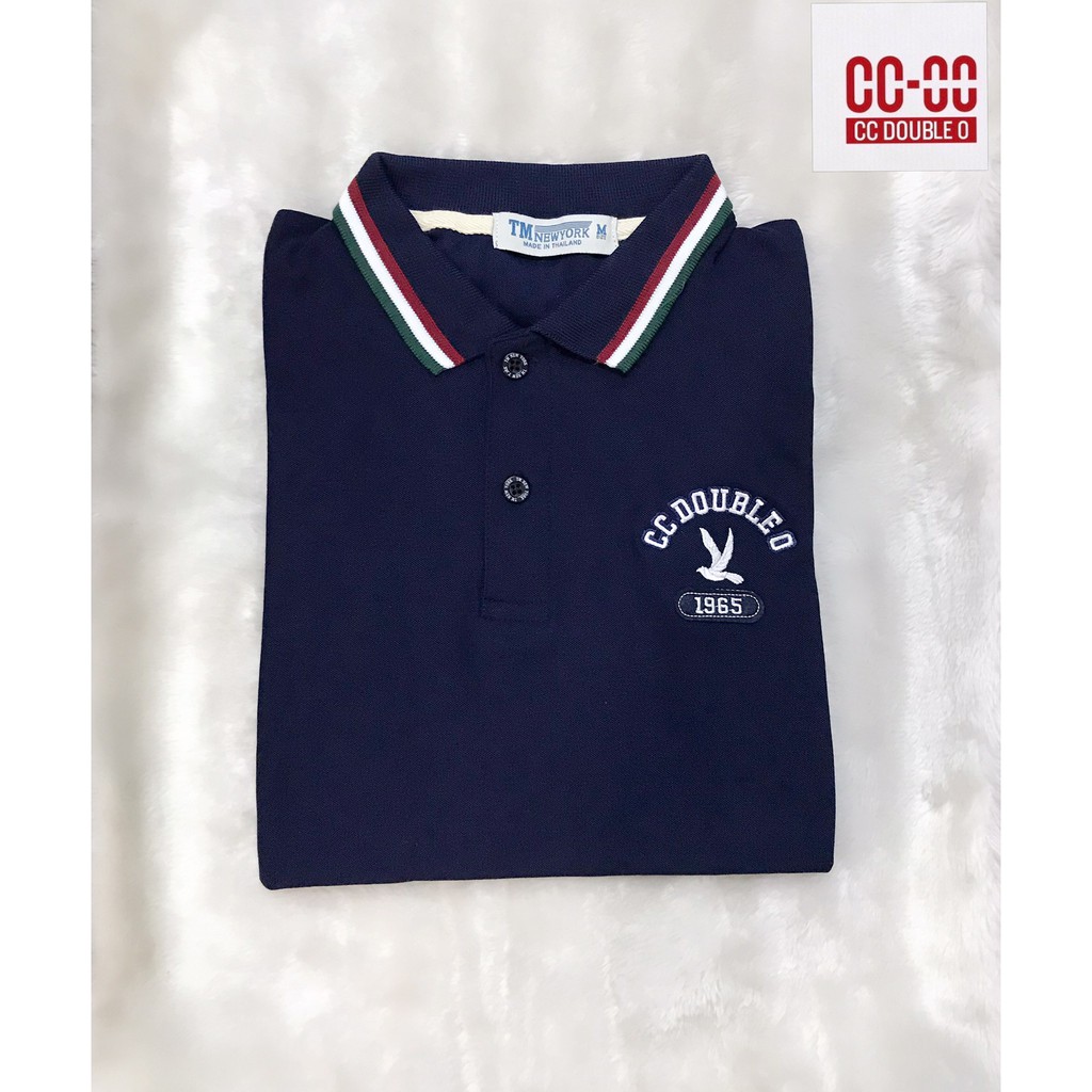 เสื้อยืดคอปกโปโลลายปัก POLO CC DOUBLE O (MLXL) NO.ผู้ชาย Polo Men 03 - watcharazklaytukjaa ...