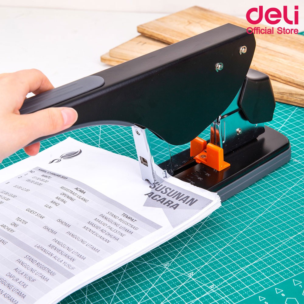 Deli 0485 Power Saving Heavy-Duty Stapler เครื่องเย็บกระดาษ 210 แผ่น ...