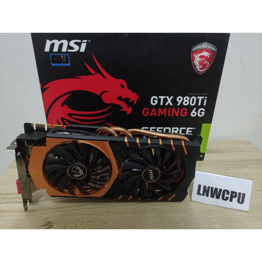 การ์ดจอ MSI GTX 980TI Golden Edition มือสอง | Shopee Thailand