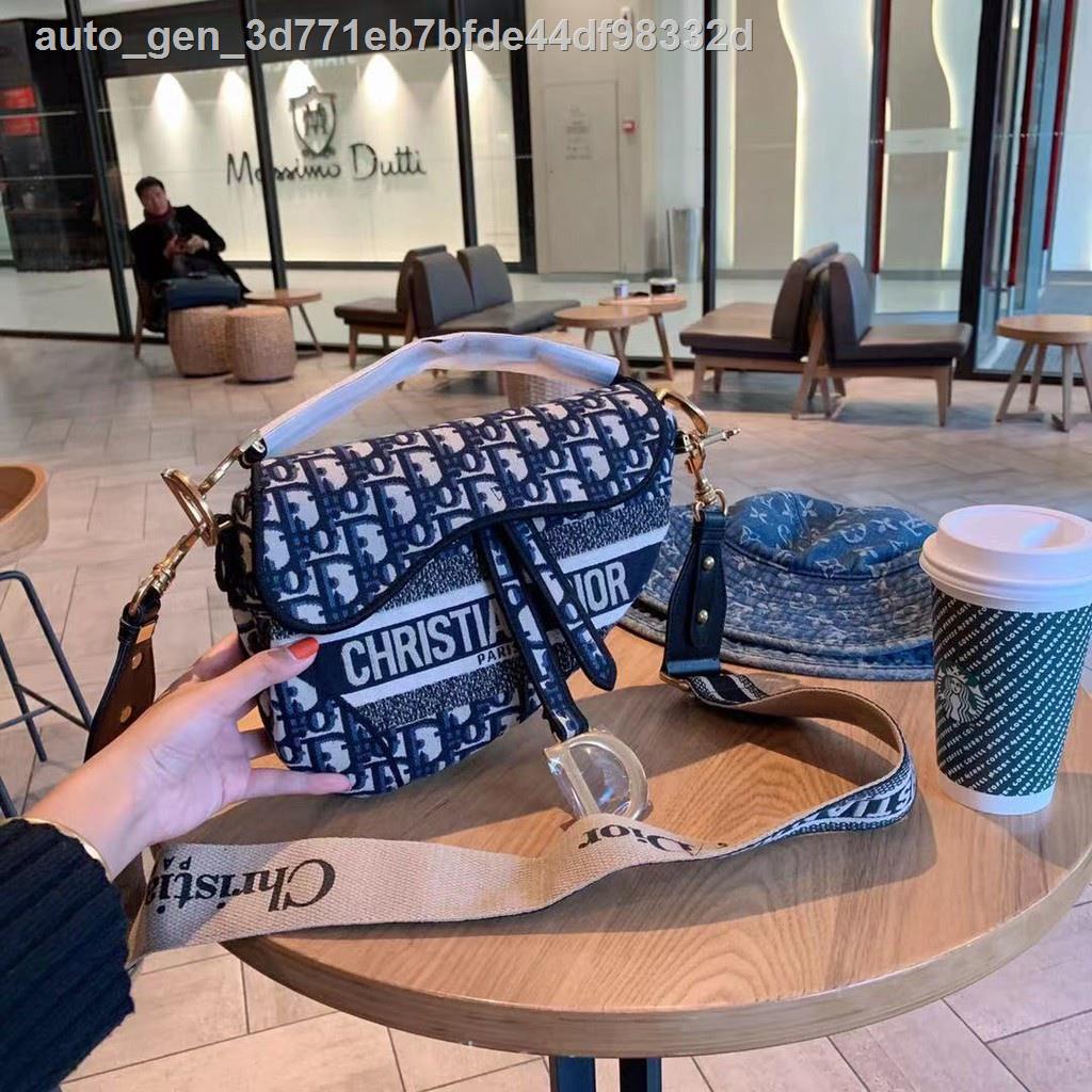 Dior Saddle Bag Catwalk Mini Vintage Old Flower D-shaped Flap Handbag ...