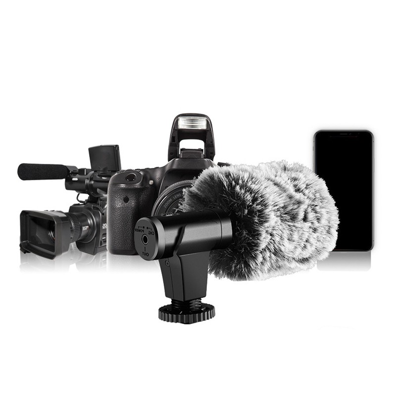 Professional Stereo Microphone Super Low Noise Cardioid Digital Video ...