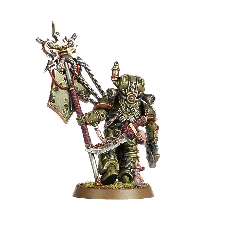 GWพร้อมส่ง Warhammer 40K DEATH GUARD PLAGUE MARINE ICON BEARER โมเดลเกม ...