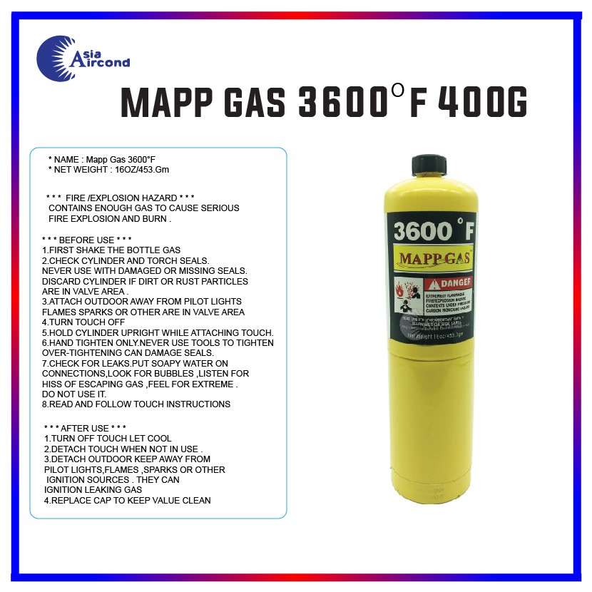 Mapp Gas 3600F (16oZ453.6gm) NNEL - v69z8gwq8q - ThaiPick