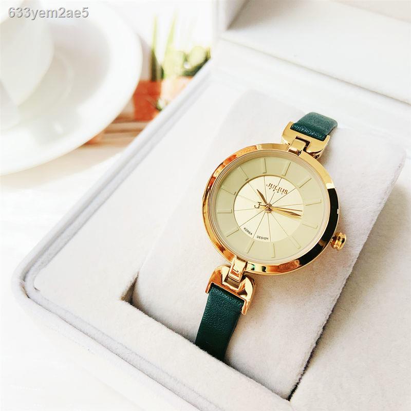 Julius JULIUS ultra-thin dial Sen series นาฬิกา retro art ขนาดเล็กสด ...