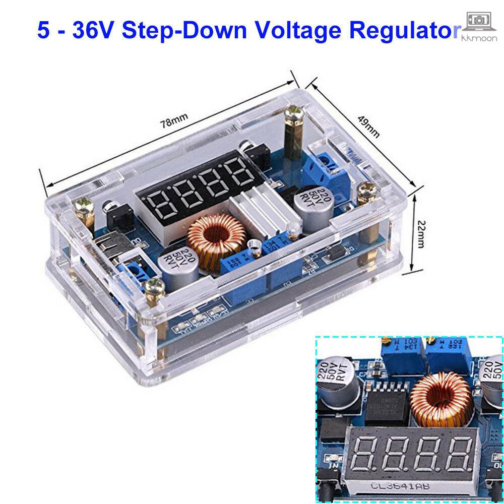 dc buck ตัวแปลง dc - dc step down แรงดันไฟฟ้า regulator 5 v - 36 v to 1 ...