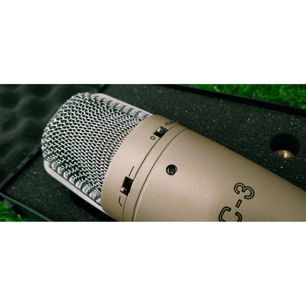 BEHRINGER C-3 STUDIO MICROPHONE C3 ไมค์ อัดเสียง พูด ร้อง งานสตูดิโอ ...