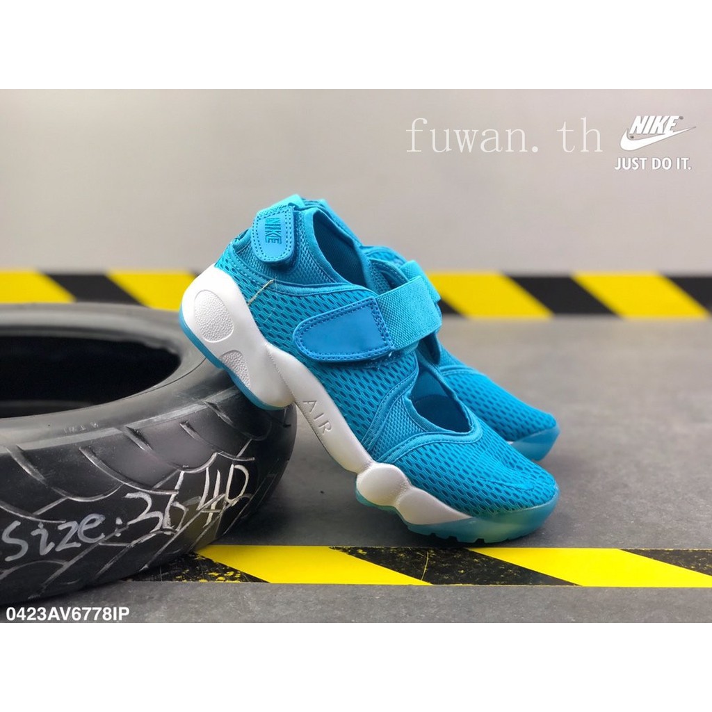 Owentengs ของแท้Nike Air Rift BR รองเท้าระบายอากาศรองเท้าผ้าใบ Velcro ...