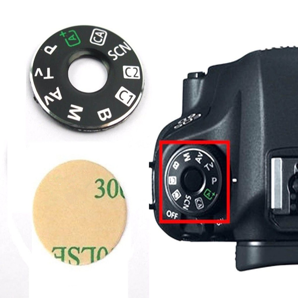 Top Cover Function Dial Mode Interface Cap Repair for Canon EOS 6D ...
