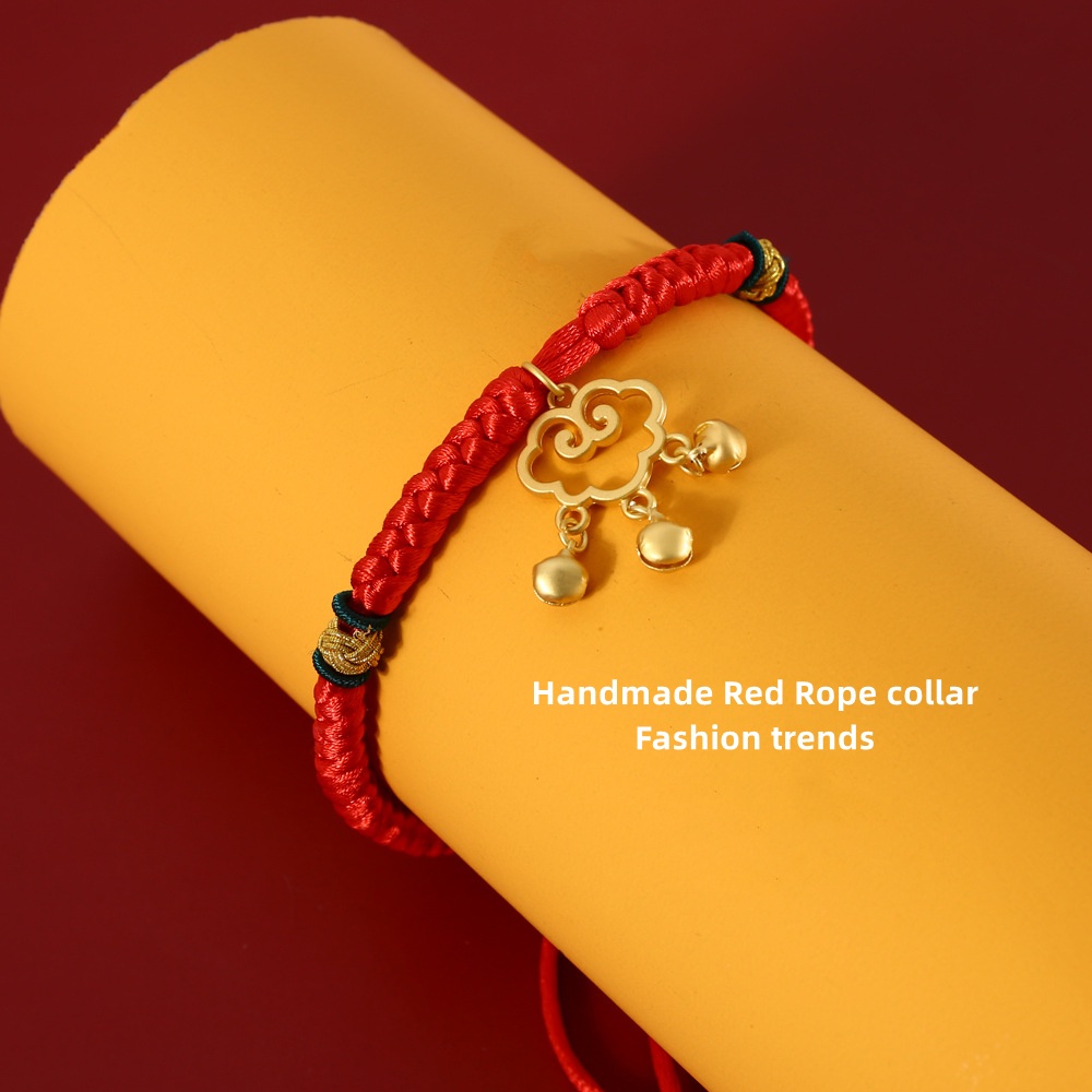 Pet items New Year Spring Festival Red Rope Adjustable Dog Collar ...