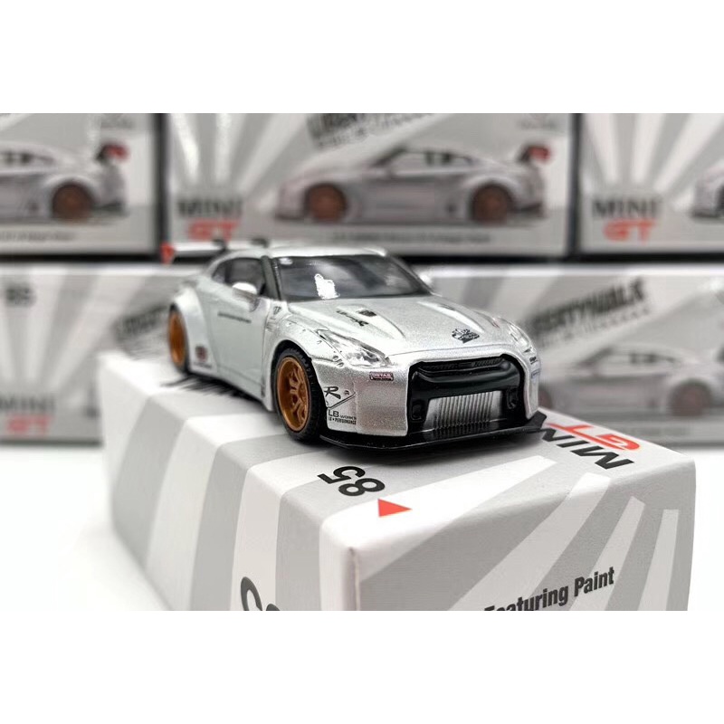 MINI GT 1:64 Nissan R35 GTR LB à¸•à¸±à¸§à¸–à¸±à¸‡à¸ à¸§à¹‰à¸²à¸‡à¹„à ...