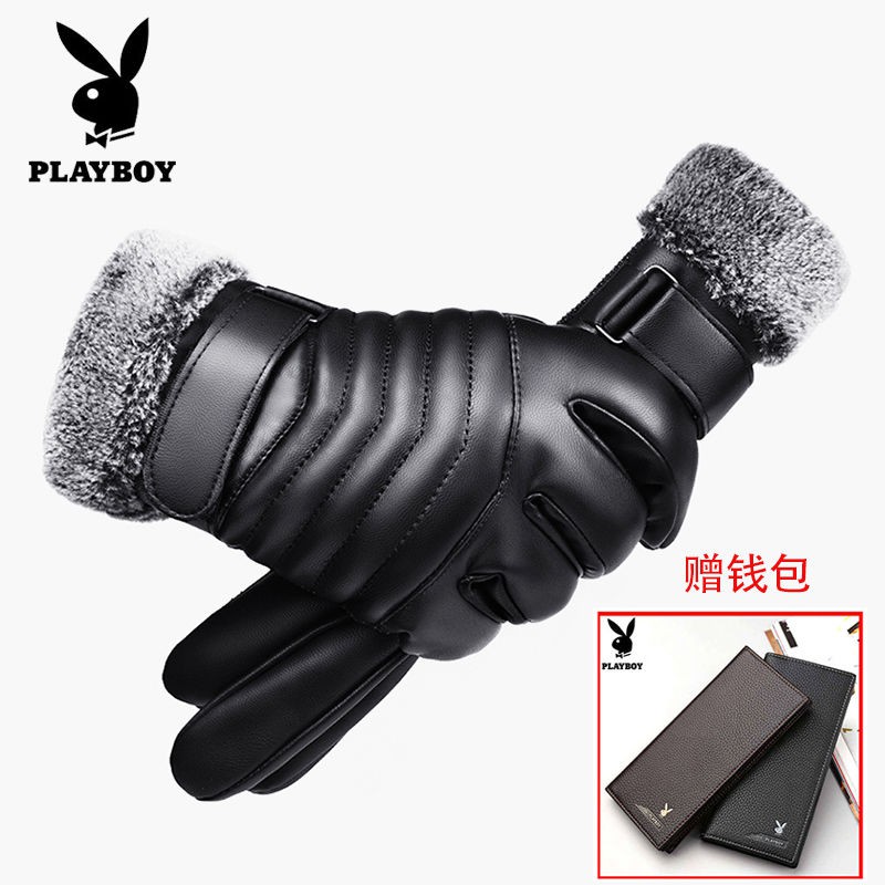 Playboy Men s Gloves Wear-resistant Riding Motorcycle Winter Warm ...