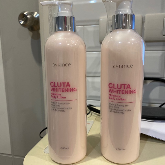 อาวียอง กลูต้า ไวท์เทนนิ่ง มอยซ์เจอร์ บอดี้ Aviance Gluta Whitening ...