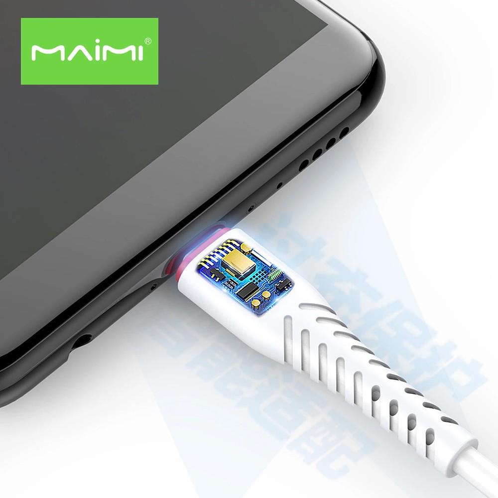 ┋สายชาร์จโทรศัพท์ 5A ชาร์จได้เร็ว Maimi X16 Charging Data Cable สำหรับ MicroUsb/ios/Type-C ...