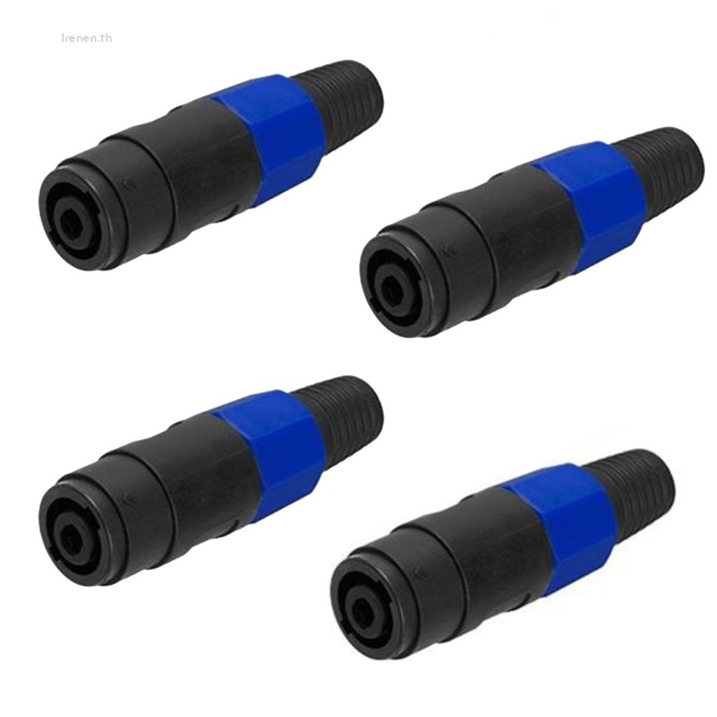 Irenen4x 4 Pin Pole Female Jack Speakon Cable Connector for Audio ...