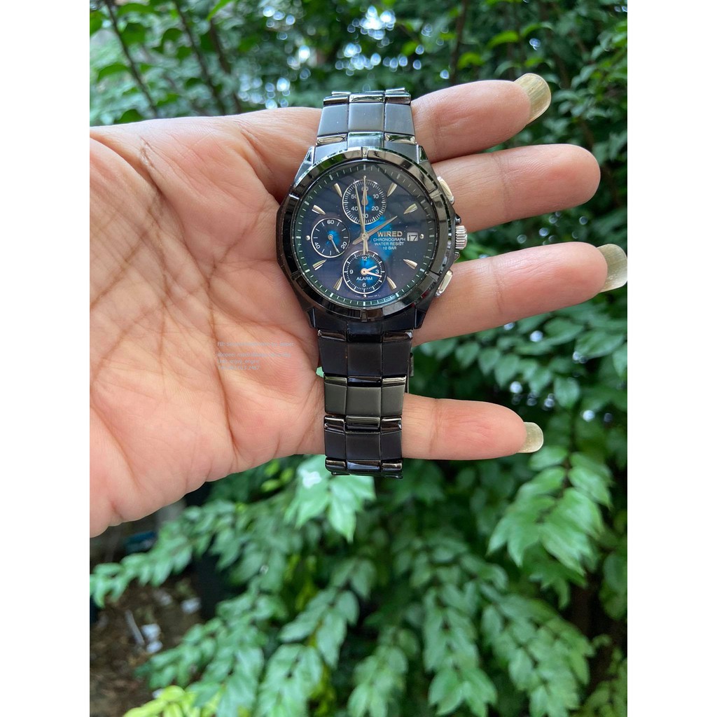 นาฬิกา Wired Chronograph by Seiko แท้ Wired by Seiko แท้ | Shopee Thailand