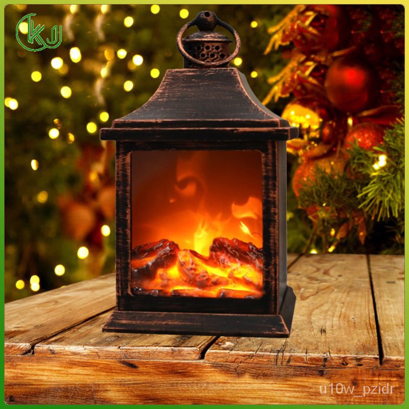 LED Fireplace Light, Flame Lamp Rustic Decorative Fire Lights Indoor ...