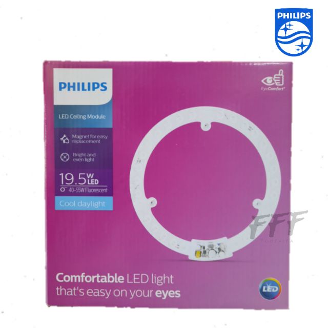 【หลอดไฟ LED】 [PHILIPS] LED Circular MOD 19.5W แผงโมดูล LED โคมเพดานกลม ...