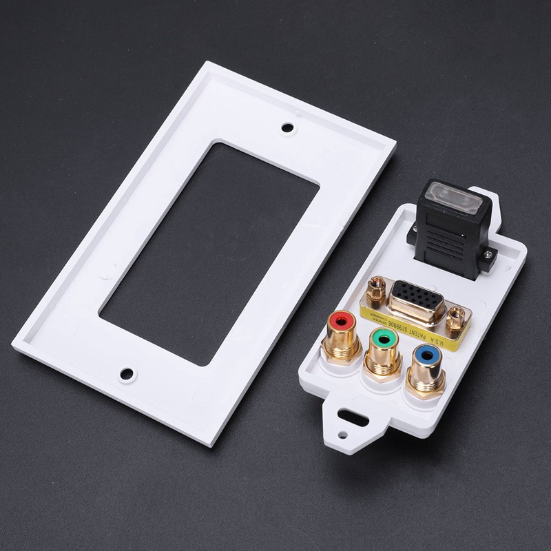 Hdmi Vga 3 Rca Panel Composite Three In One Integrated Multimedia Wall ...