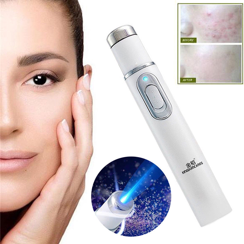Portable Blue Light Therapy Acne Pen Wrinkle Removal Scar Remover ...