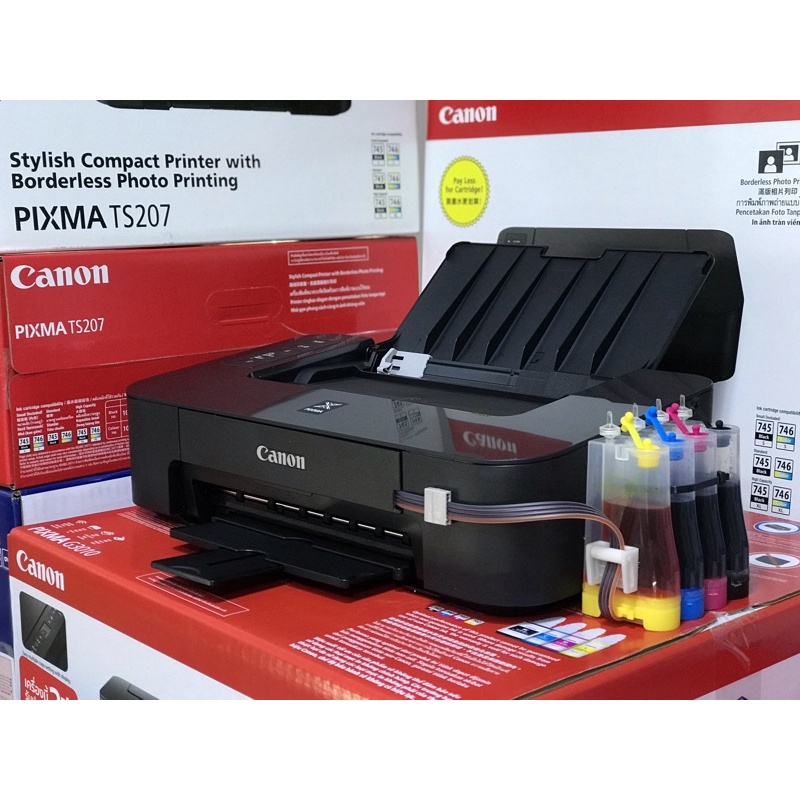 Printer Canon Pixma Ts207 , Ts307 WIFI & IP 2770 INKTANK ตลับใหม่ของแท้ ...