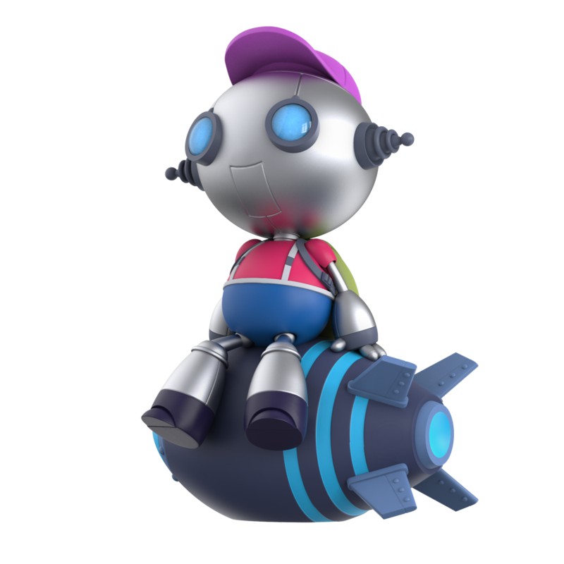 Mighty Jaxx PARTY BOT SPACE OUT BY LAURA MARIE - toydd88 - ThaiPick