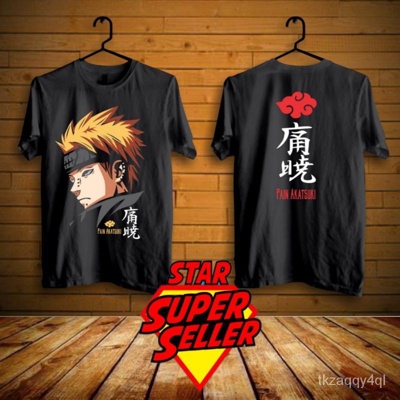Anime T-Shirt - Yahiko Pain Akatsuki (Naruto) ijDD | Shopee Thailand