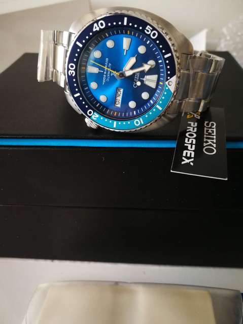 Seiko Turtle Blue Lagoon limited edition used like new - meedeekorn ...