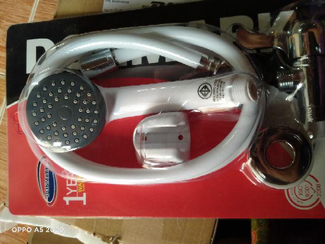 DONMARK ฝักบัวอาบน้ำสีขาวพร้อมสายสีขาวครบชุด รุ่น CD-23 | Shopee Thailand