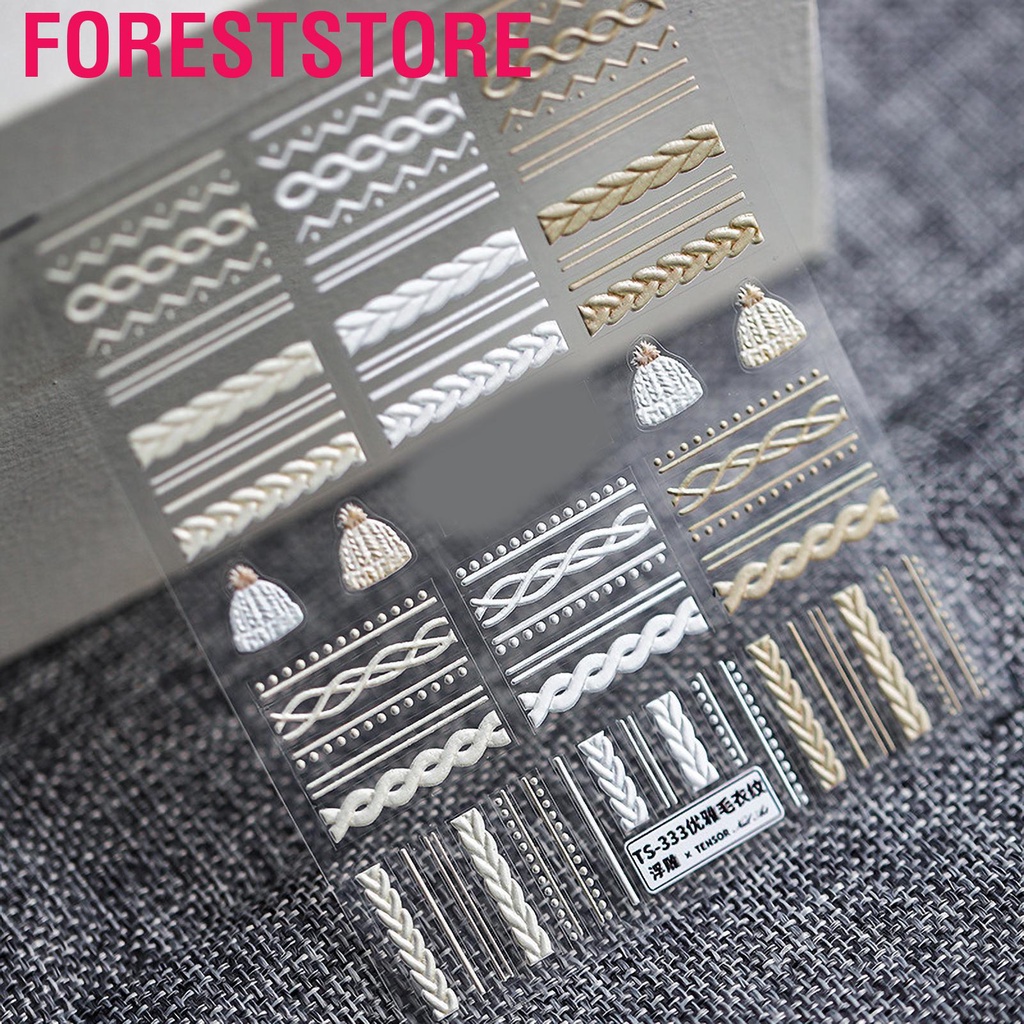 Foreststore Nail Stickers Multipurpose Frosted Thin Transparent ...
