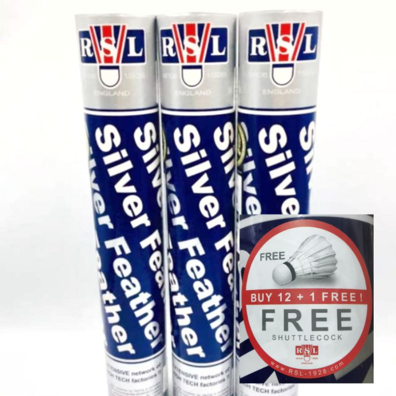 ลูกแบดมินตัน RSL Silver Speed 75 (แท้ห้างนกแก้ว) อาร์เอสแอล ของแท้ ...