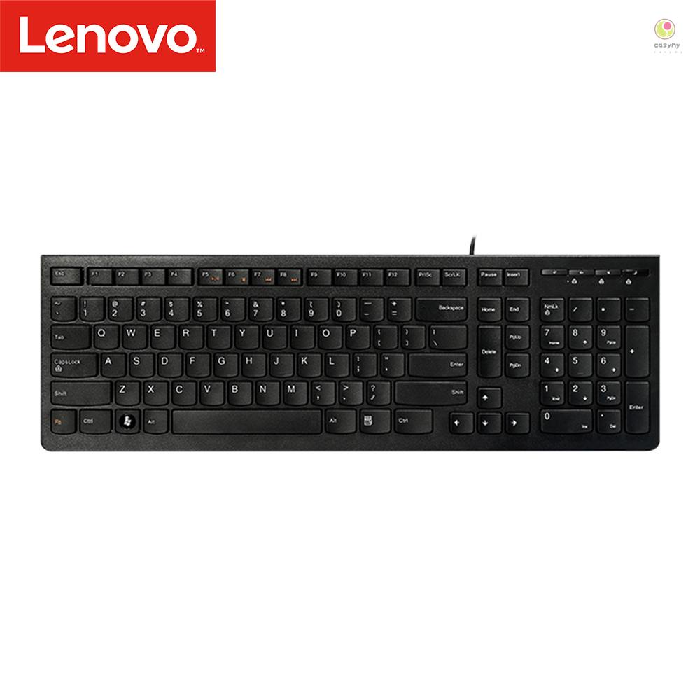 Lenovo k5819 Keyboard USB wired keyboard ultra-thin spill-resistant ...