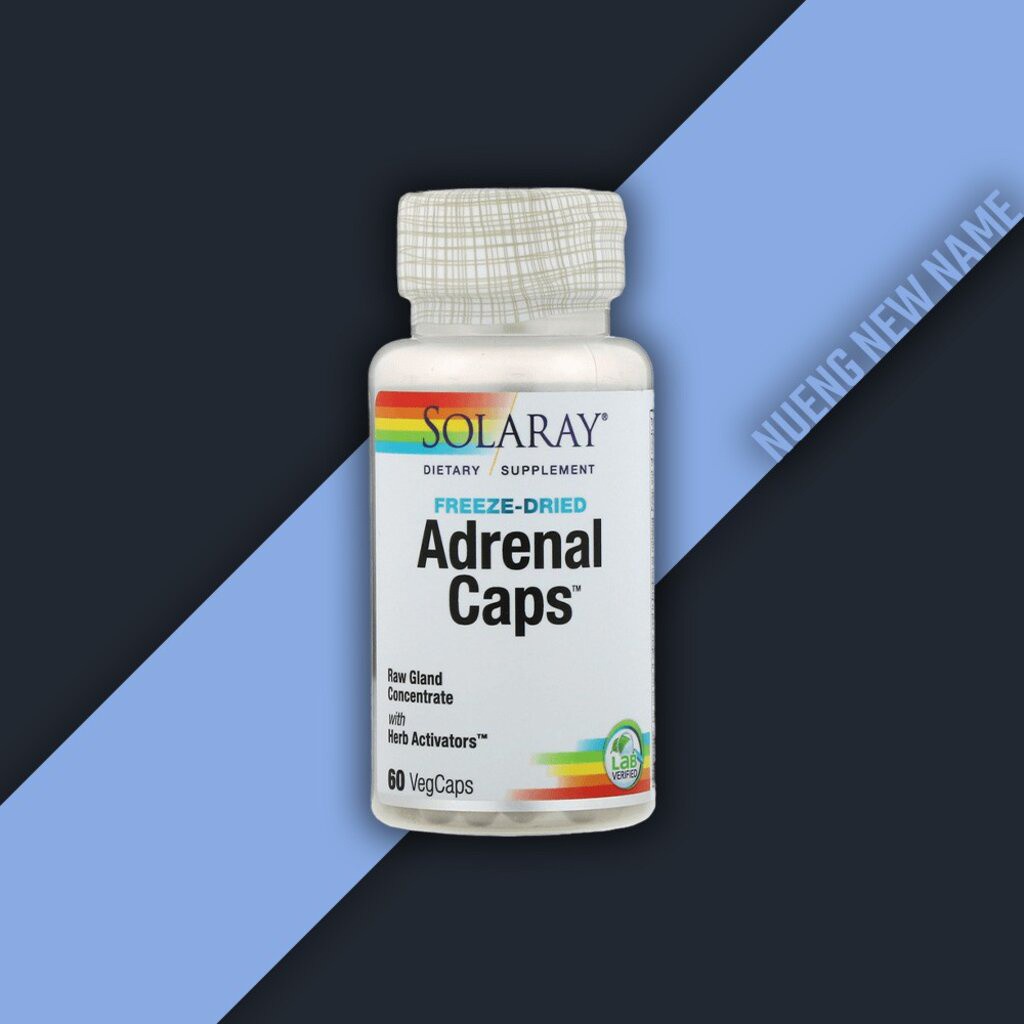 บำรุงต่อมหมวกไต ( Adrenal Caps ) ชนิดเม็ด Solaray | Shopee Thailand