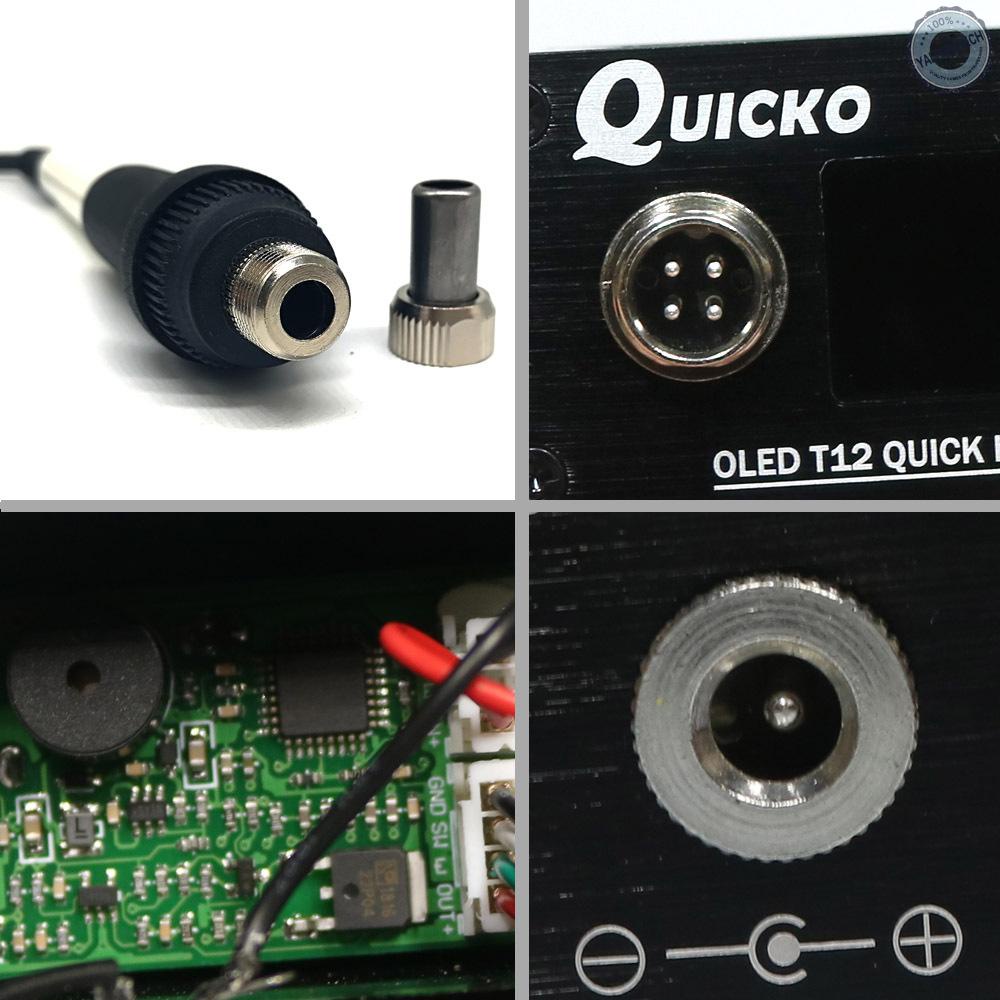 Quicko Mini T12-942 ชุดอุปกรณ์บัดกรีไฟฟ้า Oled Diy พร้อมที่จับอุณหภูมิ ...
