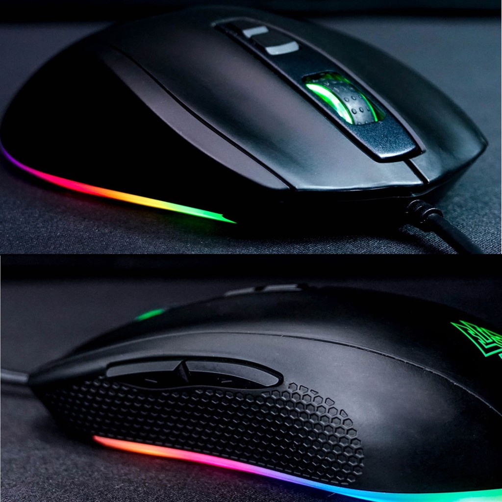 EGA Type M1 Gaming Mouse RGB Macro วนลบใช้งานง่าย เหมาะสำหรับเล่นเกม ...