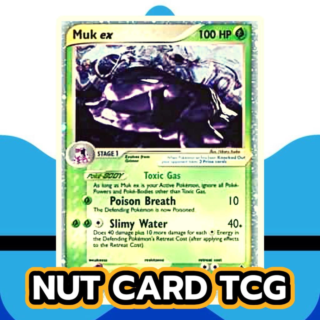 Pokemon Muk ex - 9697 - Ultra-Rare Ex - Dragon Singles (การ์ดภาษาอังกฤษ ...