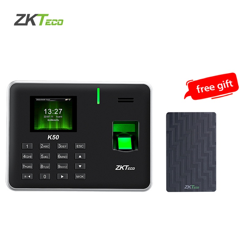 ZKTeco แจ้งเข้า Line เครื่องสแกนนิ้ว ลงเวลาทำงาน มาพร้อมคู่มือการใช้งาน ...