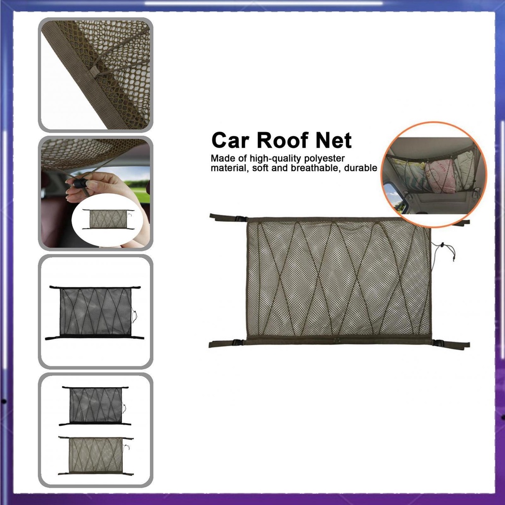 PU Simple Cargo Net Interior Car Roof Cargo Cover Net Not Easy to Break ...