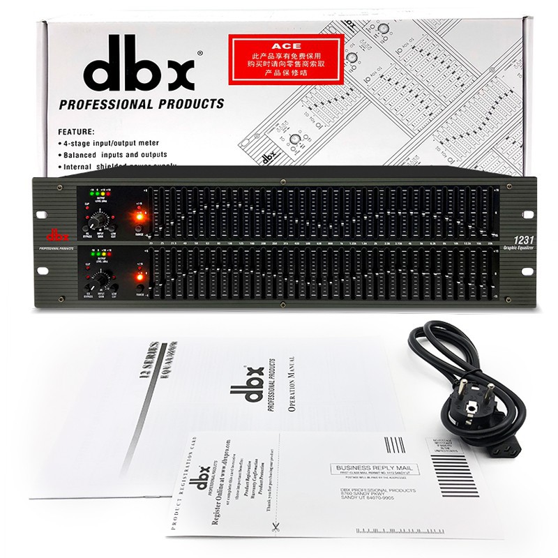 ♣DBX 1231 EQอีคิวแต่งความถี่เสียง อีควอไลเซอร์ Dual 31-Band Graphic Equalizer เครื่องเสียงและโฮม ...